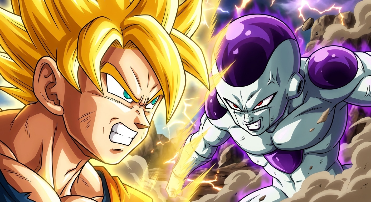 Freezer face à Goku en Super Saiyan : la scène culte qui a changé l ...